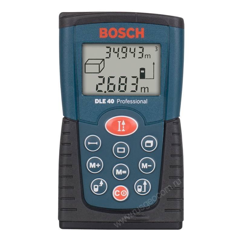 Лазерный дальномер Bosch DLE 40. Купить лазерную рулетку Bosch DLE 40
