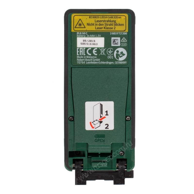 BOSCH PLR 50 C. Купить лазерный дальномер BOSCH PLR 50 C цена